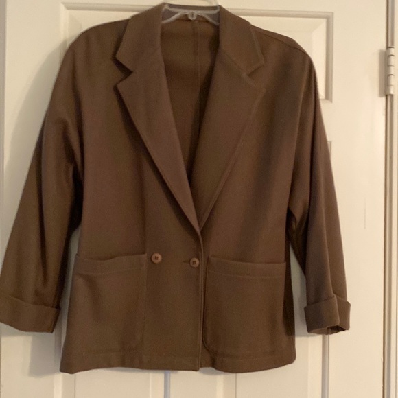 Finity | Jackets & Coats | Boxy Double Breasted Jacket In Army Green ...